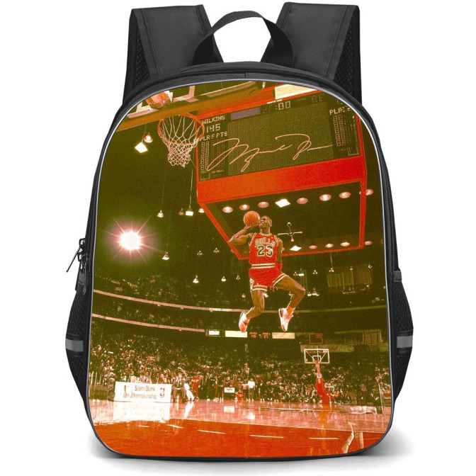 NBA Michael Jordan Backpack StudentPack - Michael Jordan Dunking Retro ...