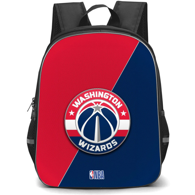 NBA Washington Wizards Backpack StudentPack - Team Logo On Red And Blue ...