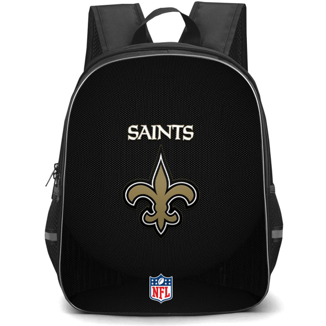 NFL New Orleans Saints Backpack StudentPack - Team Logo On Black ...
