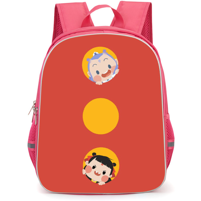 Ne Zha Backpack StudentPack - Ne Zha Angry 3D Portrait On White ...