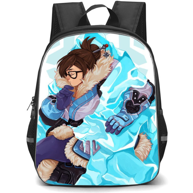Overwatch Mei Backpack StudentPack - Mei Sitting Side Portrait | Trendapack