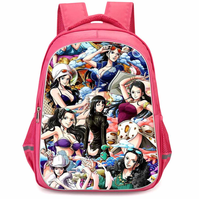 One Piece Nico Robin Backpack StudentPack - Nico Robin Collage | Trendapack