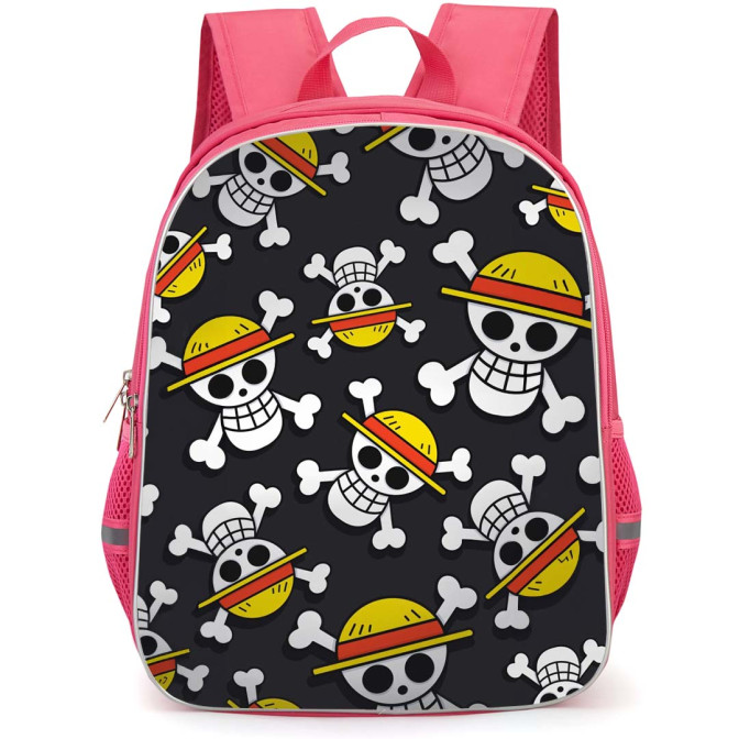 One Piece Pirate Logo Backpack StudentPack - Straw Hat Pirates Logo ...