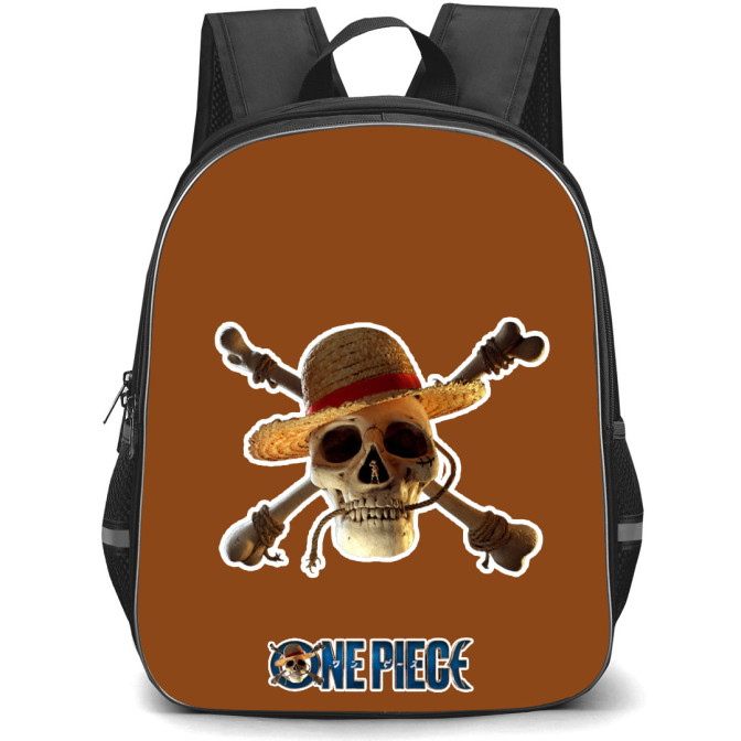 One Piece Netflix Backpack StudentPack - The Straw Hat Pirates Logo ...