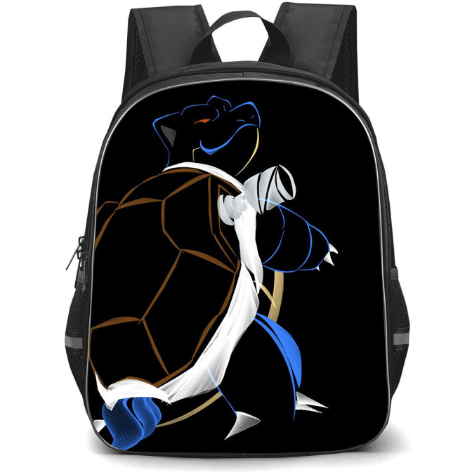 Pokemon Blastoise Backpack StudentPack - Blastoise Silhouette Black ...
