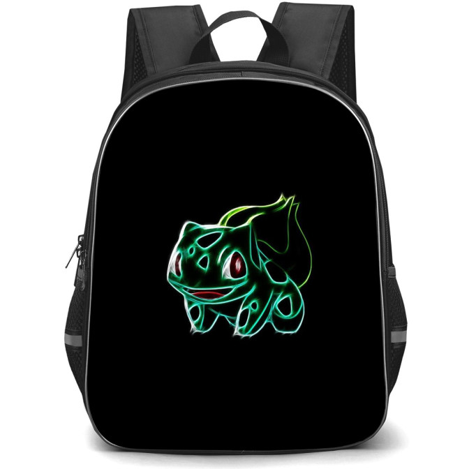 Pokemon Bulbasaur Backpack StudentPack - Bulbasaur Line Art Black ...