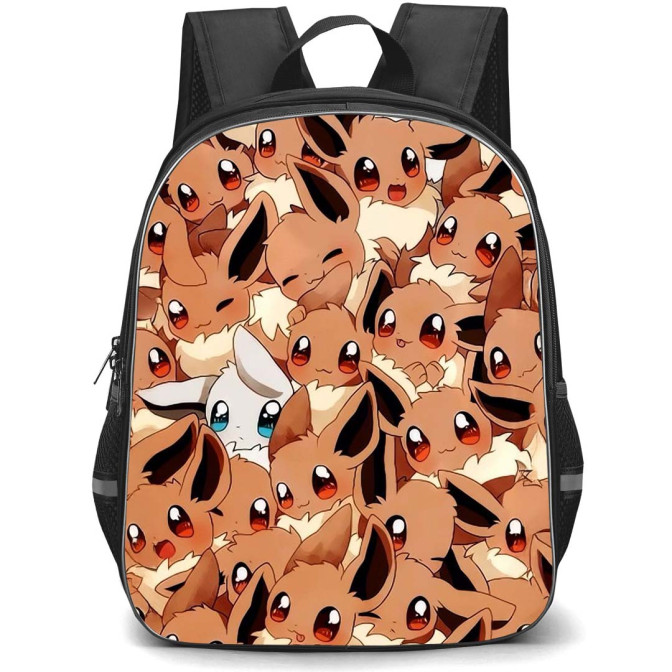 Pokemon Eevee Backpack StudentPack - Eevee Collage Art | Trendapack