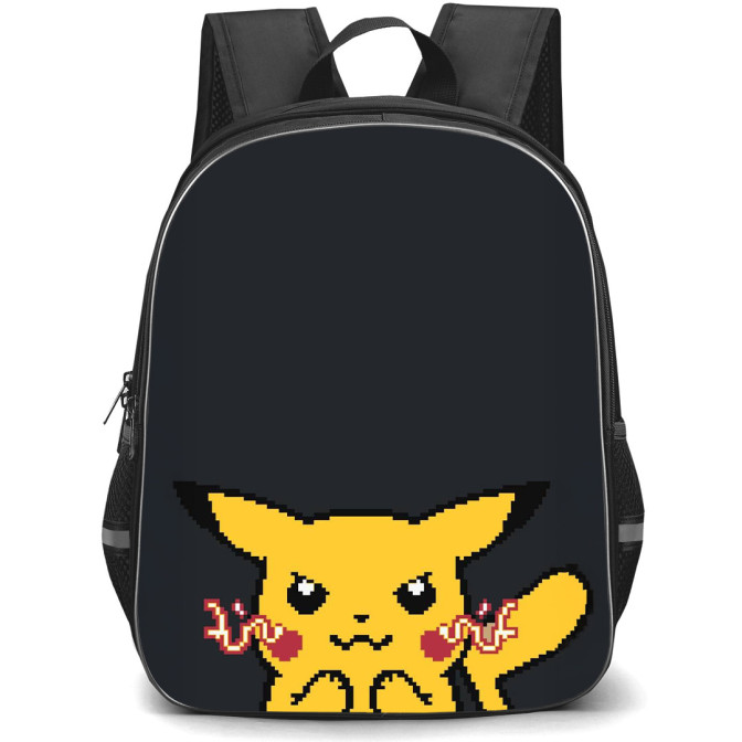Pokemon Pikachu Backpack StudentPack - Pikachu Pixel Art | Trendapack