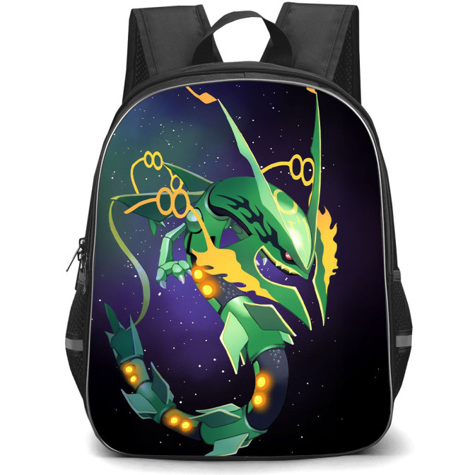 Pokemon Rayquaza Backpack StudentPack - Rayquaza Cartoon Art Galaxy ...