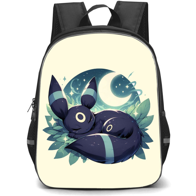 Pokemon Umbreon Backpack StudentPack - Umbreon Sleep Moon Background ...