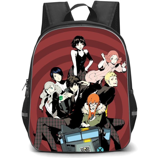 Persona 5 Backpack StudentPack - Characters Sitting on School Bus ...