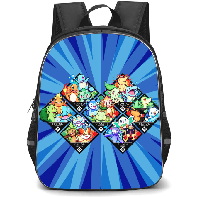 Pokemon Backpack StudentPack - Starter Regions | Trendapack