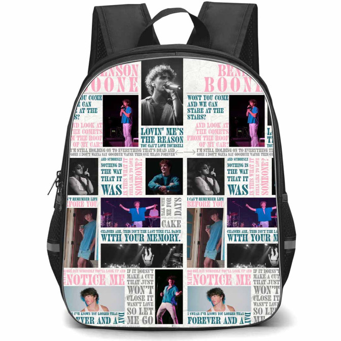 Benson Boone Backpack StudentPack - Benson Boone Portrait And Lyrics ...