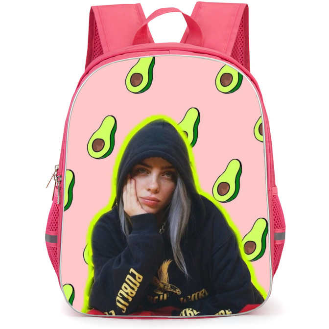 Billie Eilish Backpack StudentPack - Billie Eilish Wearing Hoodie And ...