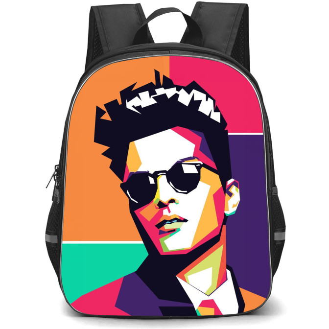 Bruno Mars Backpack StudentPack - Bruno Mars Wpap Art Poster | Trendapack