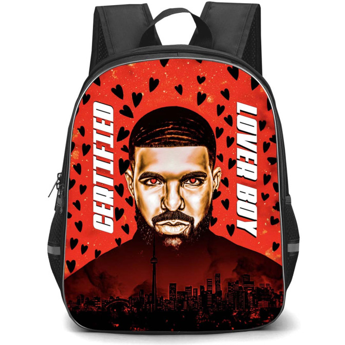 Drake Backpack StudentPack - Drake Certified Lover Boy Heart Eyes ...