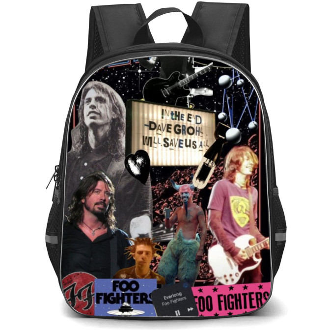 Foo Fighter Backpack StudentPack - Characters Series Sticker Collage ...