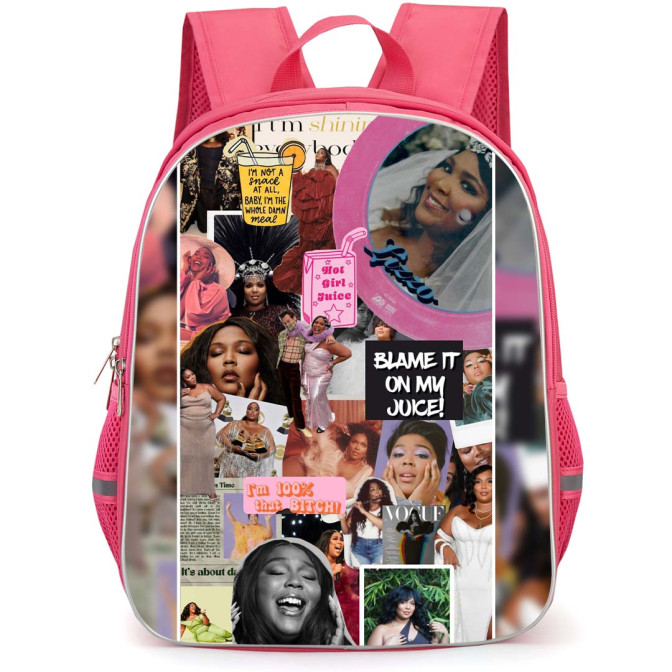 Lizzo Backpack StudentPack - Lizzo Bitch Please Side Portrait Poster ...