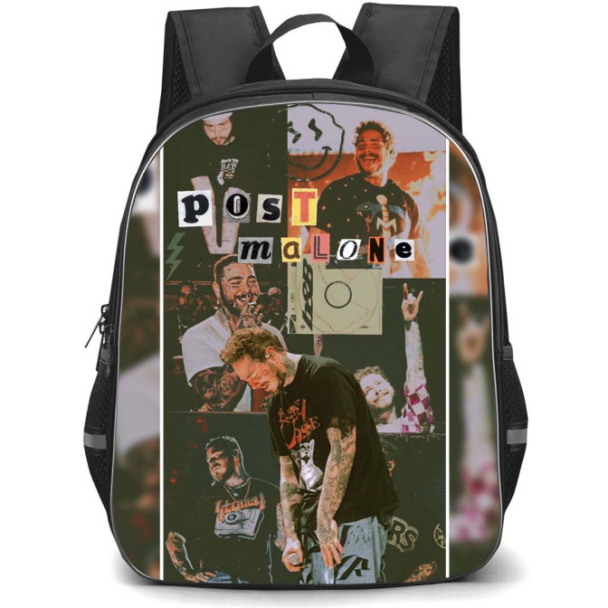 Post Malone Backpack StudentPack - Post Malone Fan Art Collage Poster ...