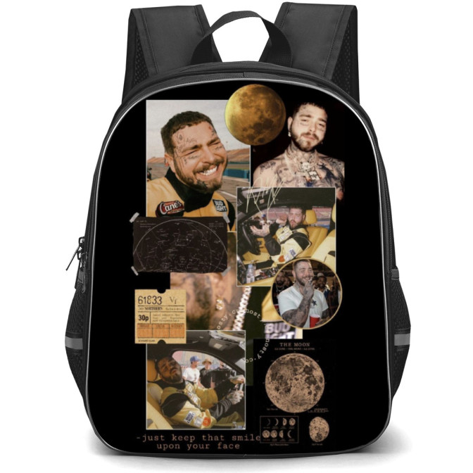 Post Malone Backpack StudentPack - Moon Collage | Trendapack