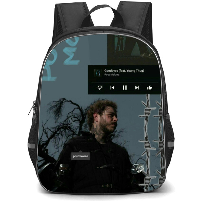 Post Malone Backpack StudentPack - Portrait Youtube Music | Trendapack