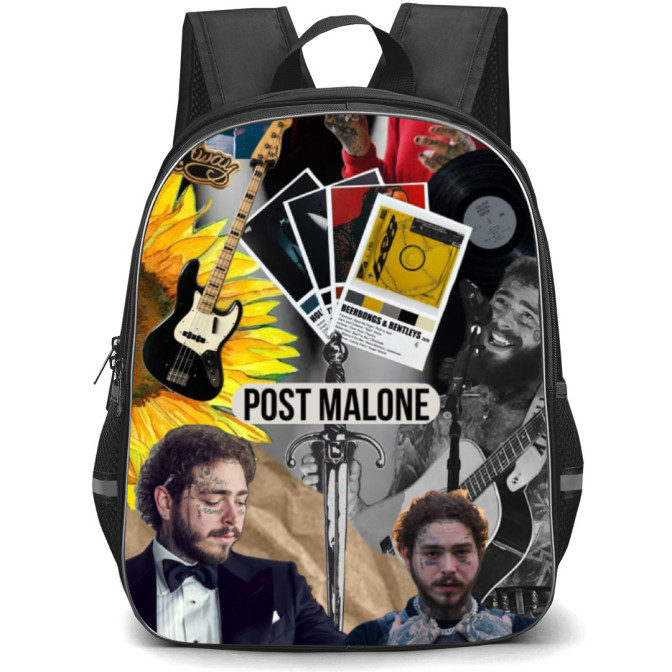 Post Malone Backpack StudentPack - Sunflower Collage | Trendapack