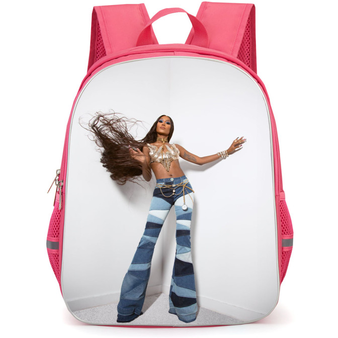 Muni Long Backpack StudentPack - Muni Long Standing Photoshoot On White ...