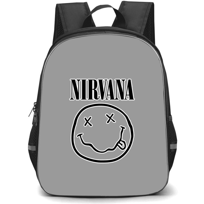 Nirvana Backpack StudentPack - Nirvana Smiley Logo Sticker | Trendapack