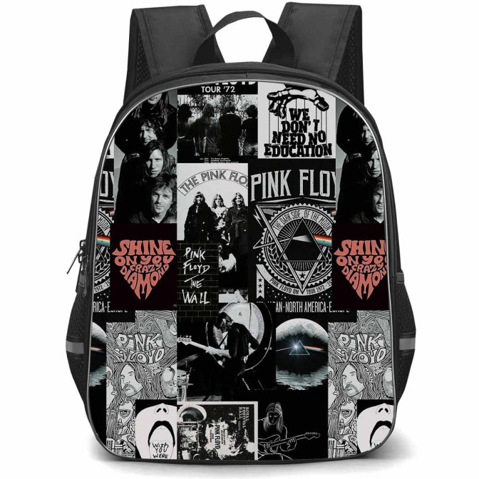 Pink Floyd Backpack StudentPack - Pink Floyd Album Cover Collage Poster ...