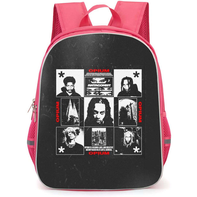 Playboi Carti Backpack StudentPack - Playboi Carti Grayscale Portrait ...
