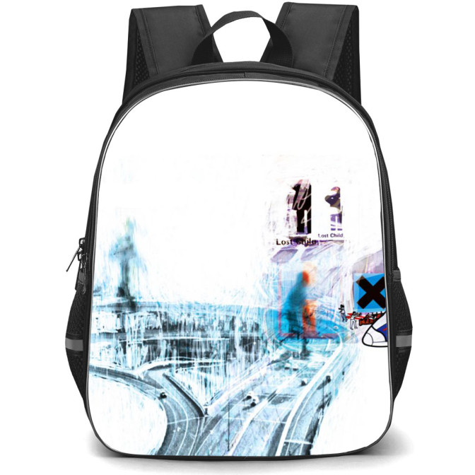 Radiohead Backpack StudentPack - Radiohead OK Computer Album Cover ...