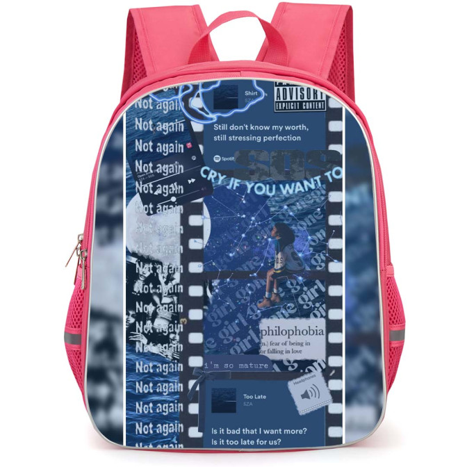 SZA Backpack StudentPack - SZA Cry If You Want To Fan Art Poster ...