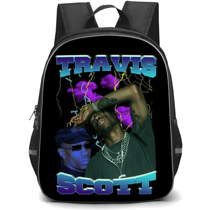 Travis Scott Backpack StudentPack - Travis Scott Poster Graphic Art ...