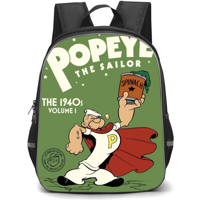Popeye Backpack StudentPack - Popeye The 1940s Volume 1 Comic Poster ...