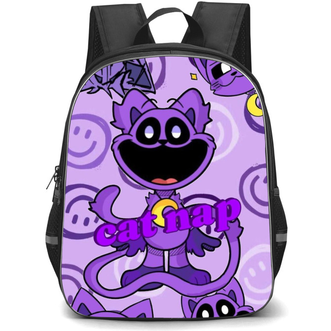 Poppy Play Time Catnap Backpack StudentPack - Catnap Smiling Portrait ...