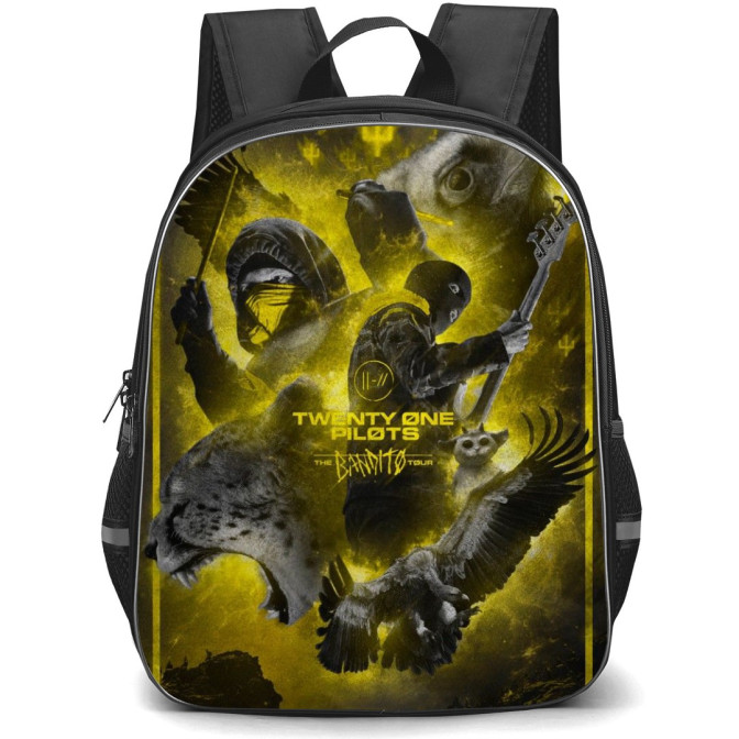 Pop Star Twenty One Pilots Backpack StudentPack - Bandito Tour Crow ...