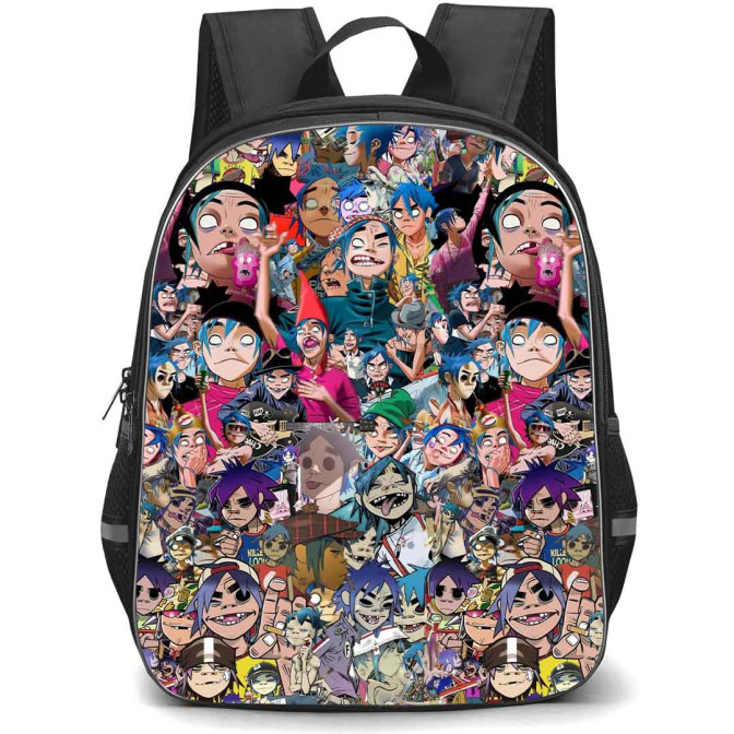 Gorillaz Backpack StudentPack - Gorillaz Collage Poster | Trendapack