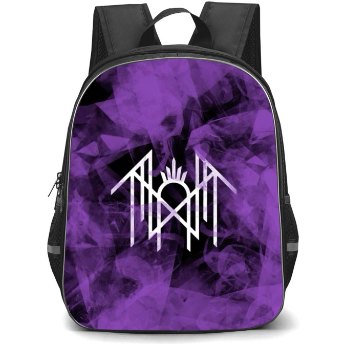 Sleep Token Backpack StudentPack - Sleep Token Logo Purple Smoke ...