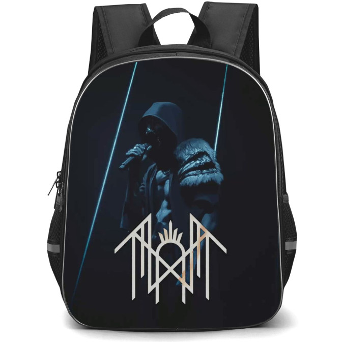 Sleep Token Backpack StudentPack - Sleep Token Side Portrait Black ...