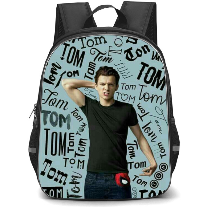Pop Star Tom Holland Backpack StudentPack - Tom Holland Pose Words Art ...