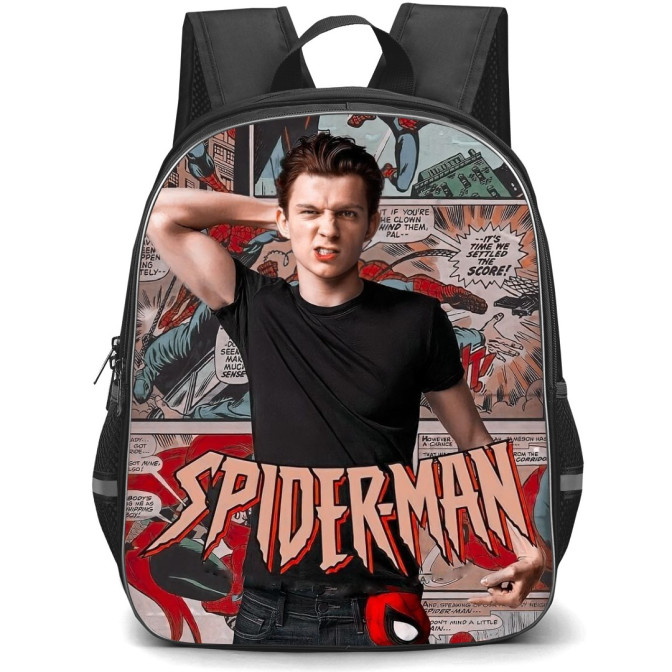 Pop Star Tom Holland Backpack StudentPack - Tom Holland Spiderman Comic ...