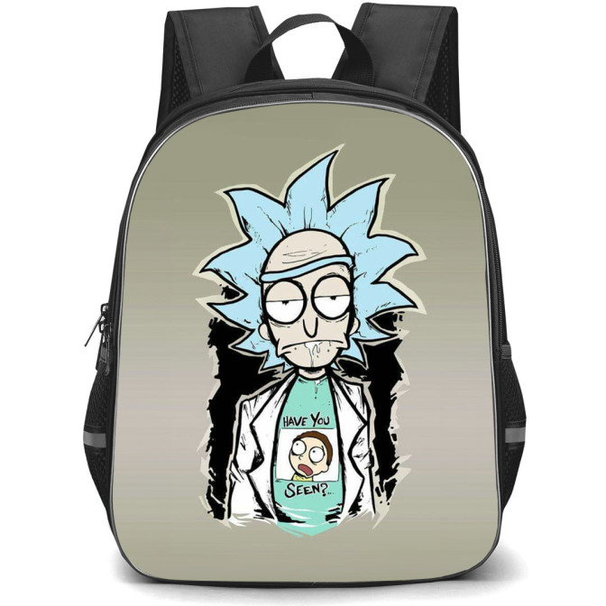 Rick And Morty Backpack StudentPack - Rick And Morty Fan Art Poster ...
