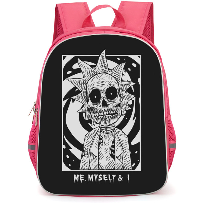Rick And Morty Backpack StudentPack - Rick And Morty Ohh Geez Sticker ...