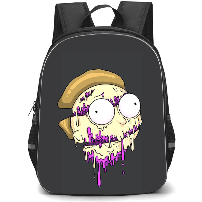 Rick And Morty Backpack StudentPack - Rick And Morty Melting Trippy ...