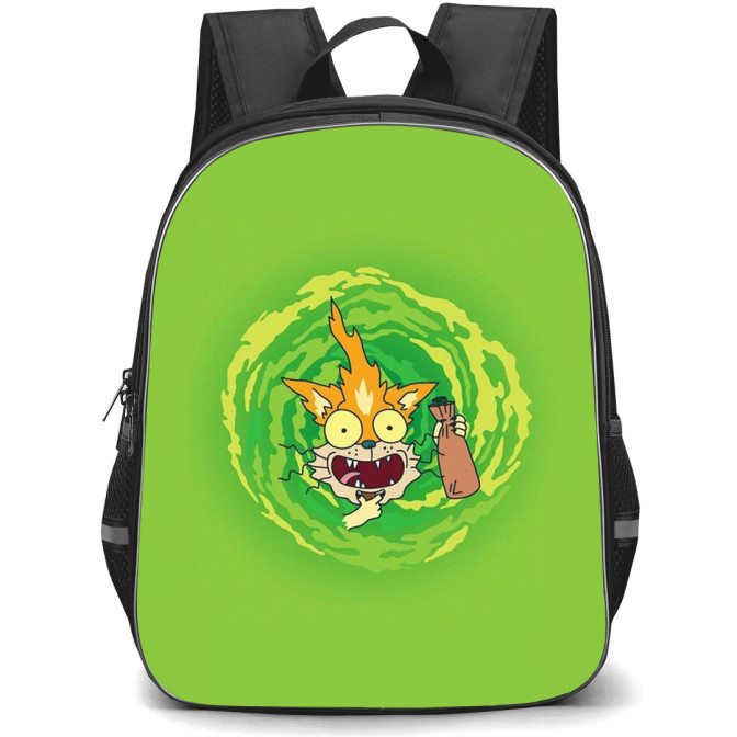 Rick And Morty Squanchy Backpack StudentPack - Squanchy Inside the ...