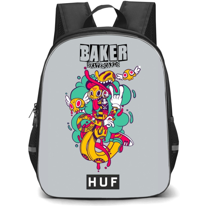 Skating Baker Case Backpack StudentPack - Baker HUF Cartoon Art ...