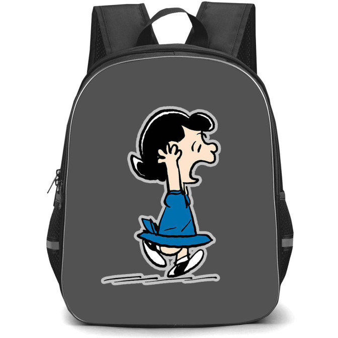 Snoopy Lucy School Backpack StudentPack - Lucy Running Portrait Sticker ...
