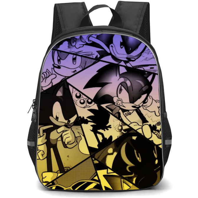 Sonic The Hedgehog School Backpack StudentPack - Sonic Comic Art ...