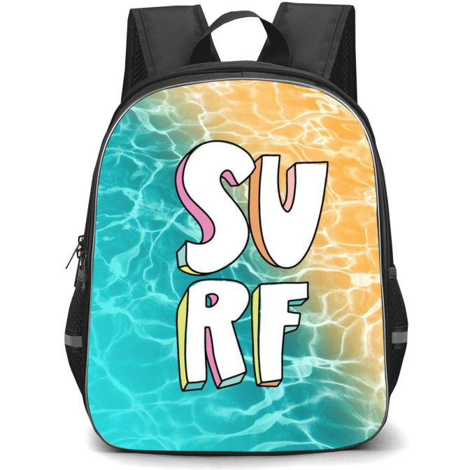 Surfing Backpack StudentPack - Surfing Neon Dighi Surf Poster | Trendapack