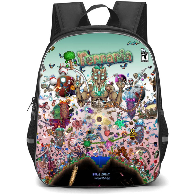 Terraria Backpack StudentPack - All Enemies Artwork | Trendapack